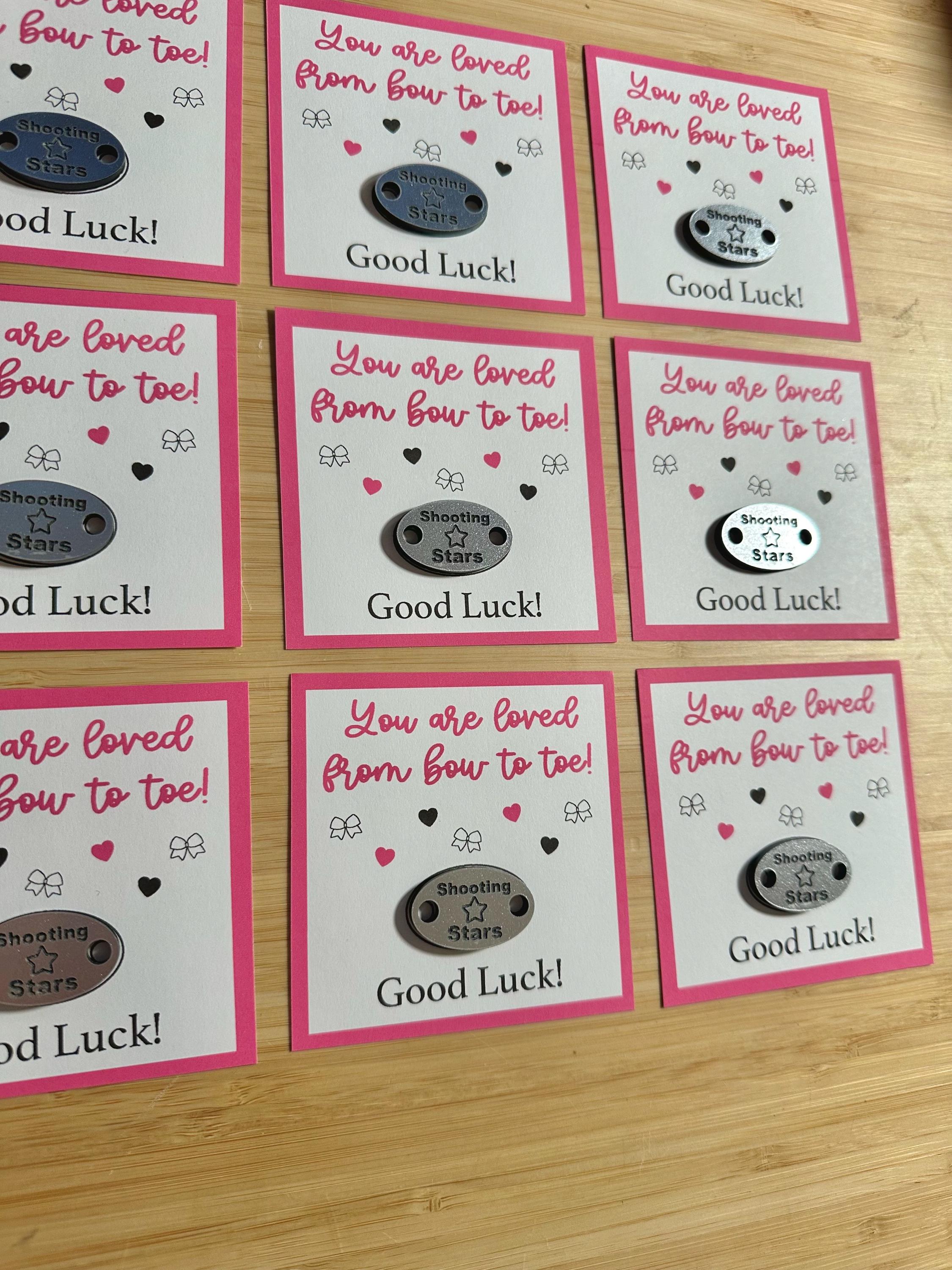 Cheer Custom CARDS for Cheer Shoelace Charms | Cards ONLY, You Must Add ...