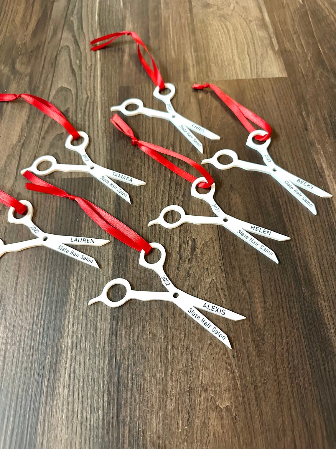 Personalized Hair Dresser Scissors Ornament | Custom Hairstylist ...