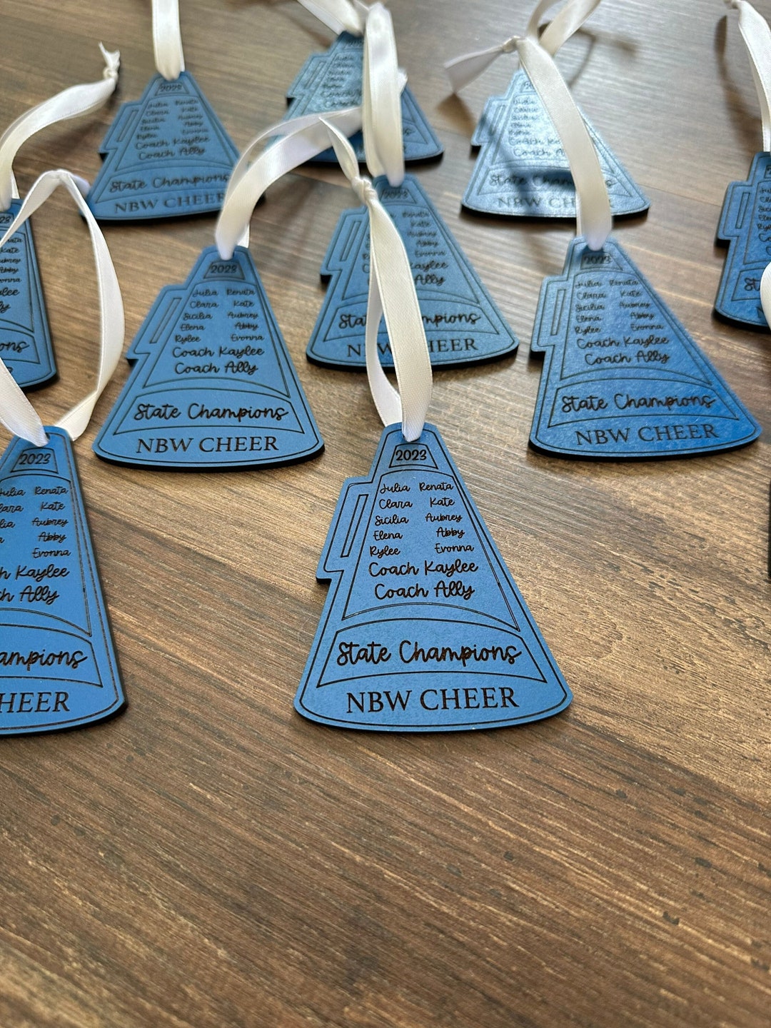 Personalized Cheer Team Ornaments | Cheer Team Christmas Gifts | Cheer ...