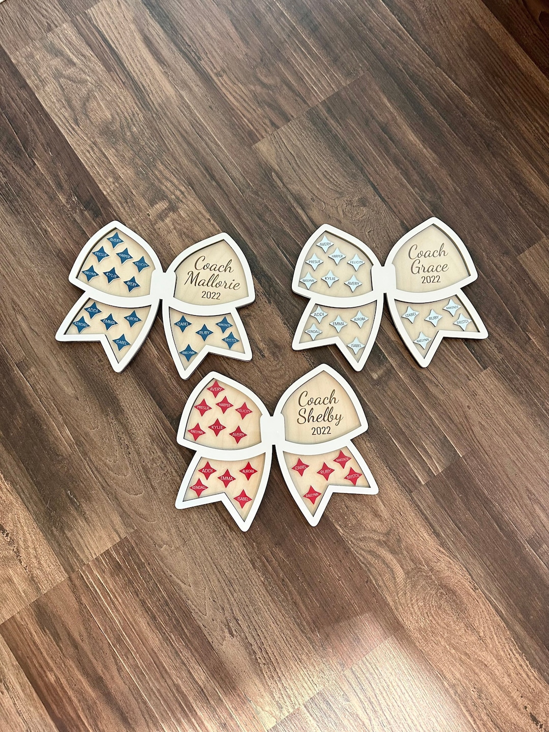 Personalized Cheer Coach Bow Shadowbox Gift | Cheer Coach Gifts | Cheer ...