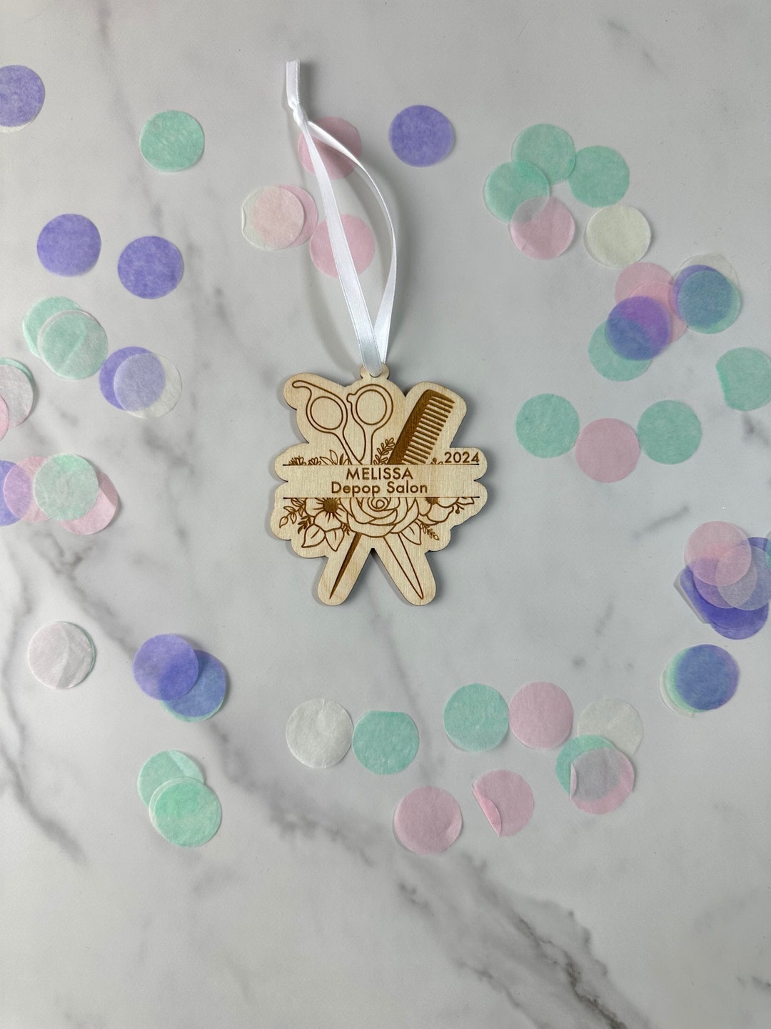 Personalized Hair Dresser Ornament | Custom Hairstylist Ornaments ...
