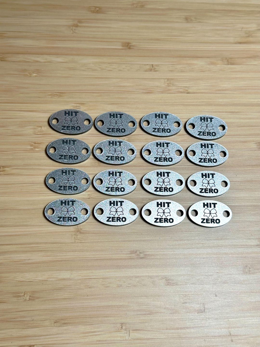 Custom Color Cheer HIT ZERO Bow Shoelace Charm, Customizable Cheer Team ...