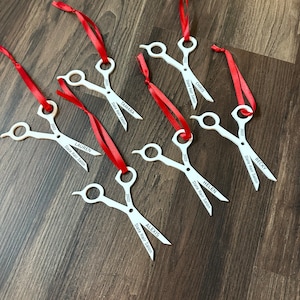 Personalized Hair Dresser Scissors Ornament | Custom Hairstylist ...