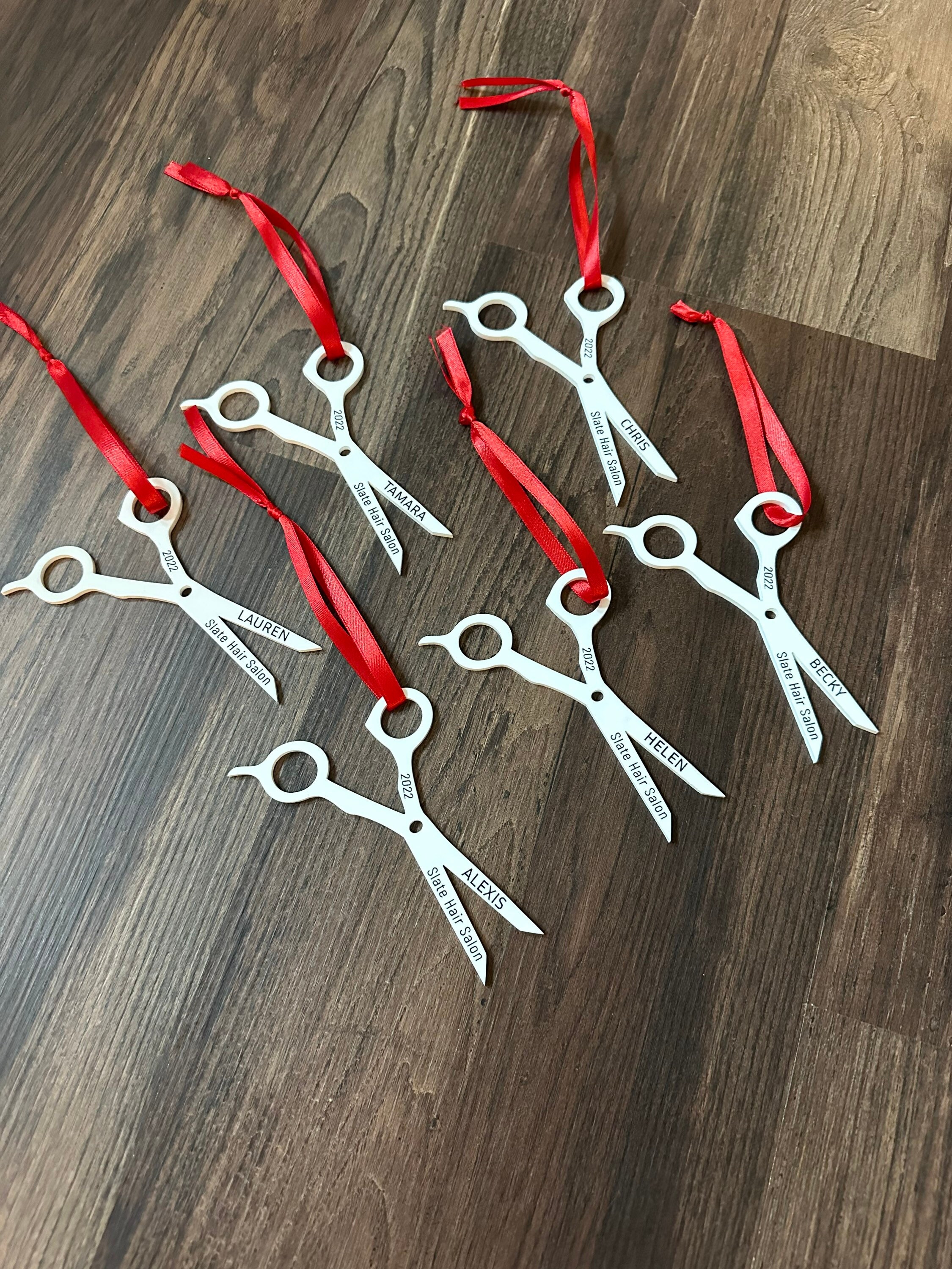 Personalized Hair Dresser Scissors Ornament | Custom Hairstylist ...