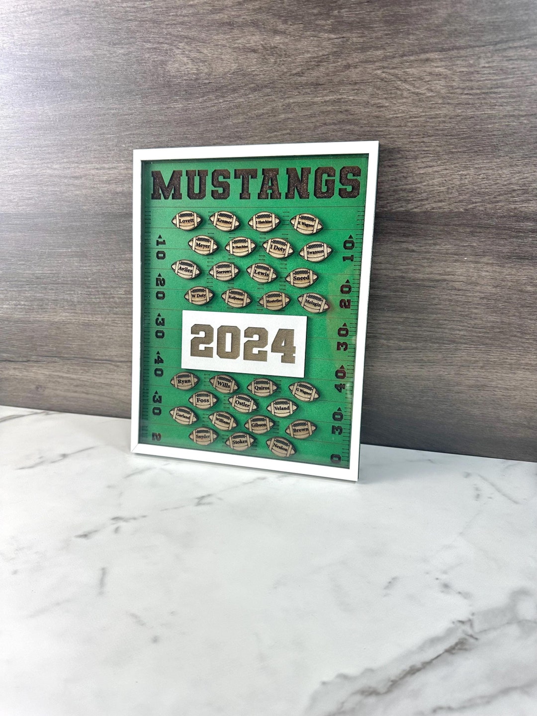 Football Team Coach Gift Plaque, Personalized Football Team Gifts ...