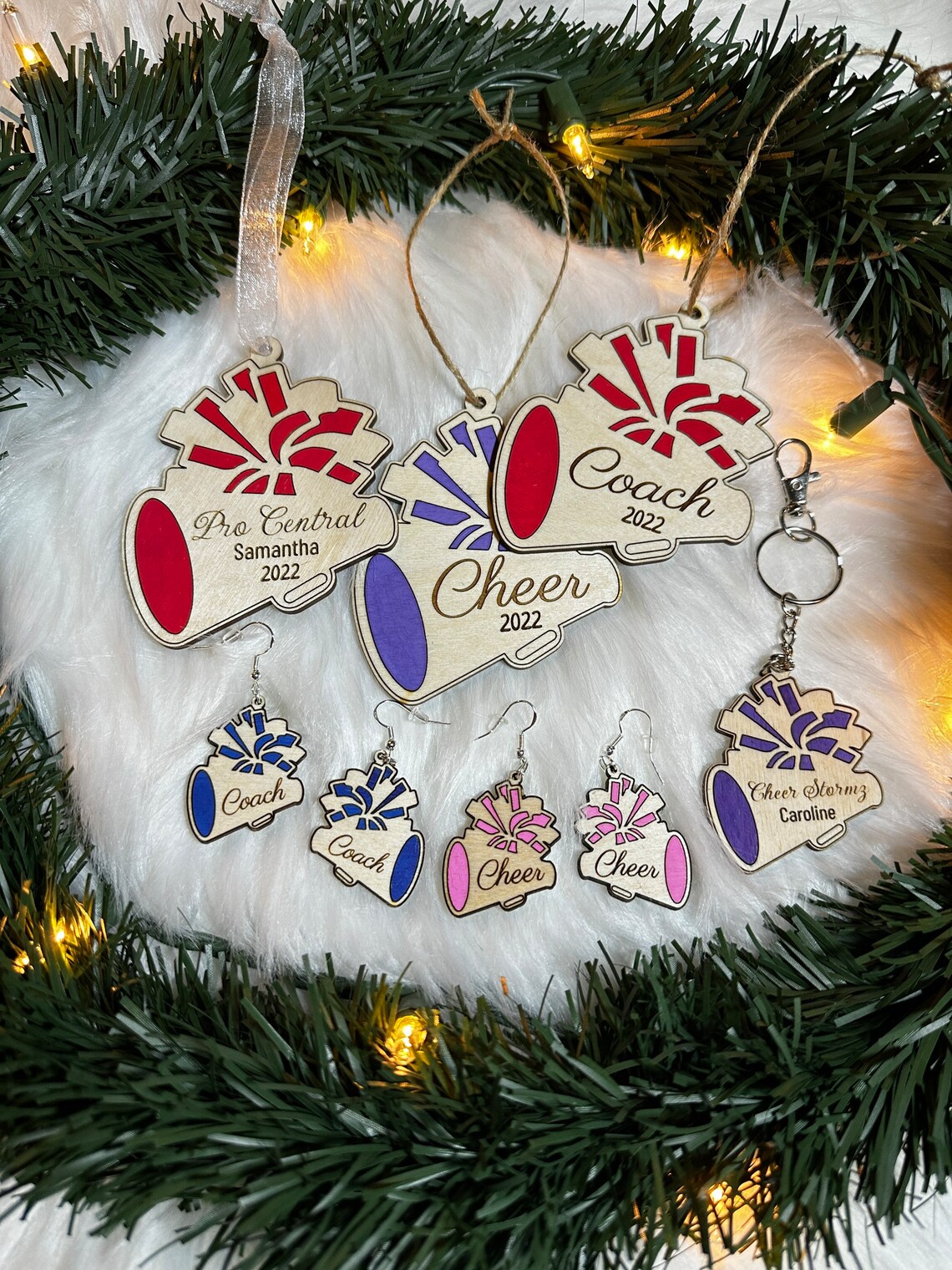 Personalized Cheer Team Keychain | Cheer Team Christmas Gifts | Cheer ...