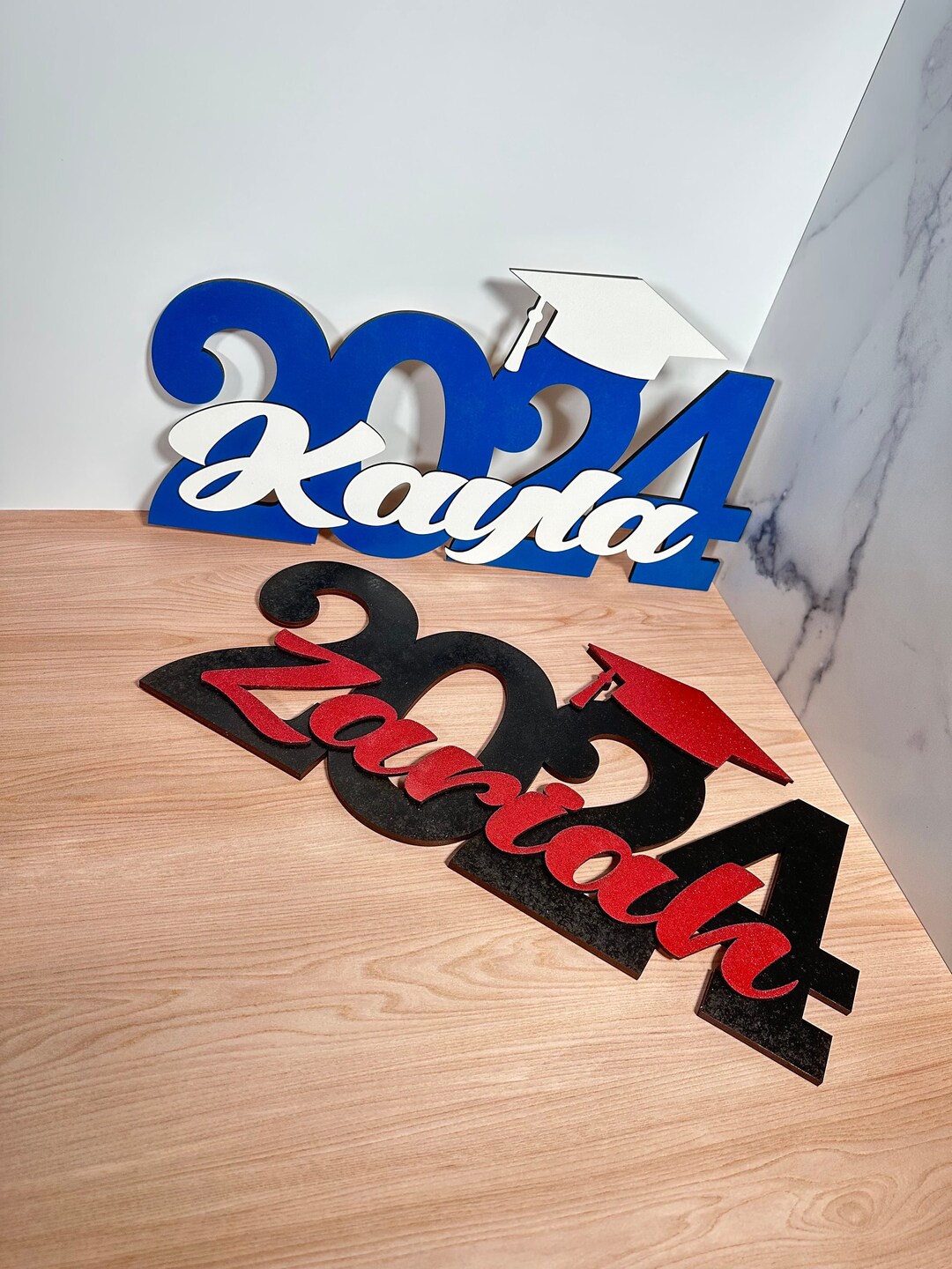 2024 Personalized Graduation Name 2024, Graduation Cap Wood Sign ...