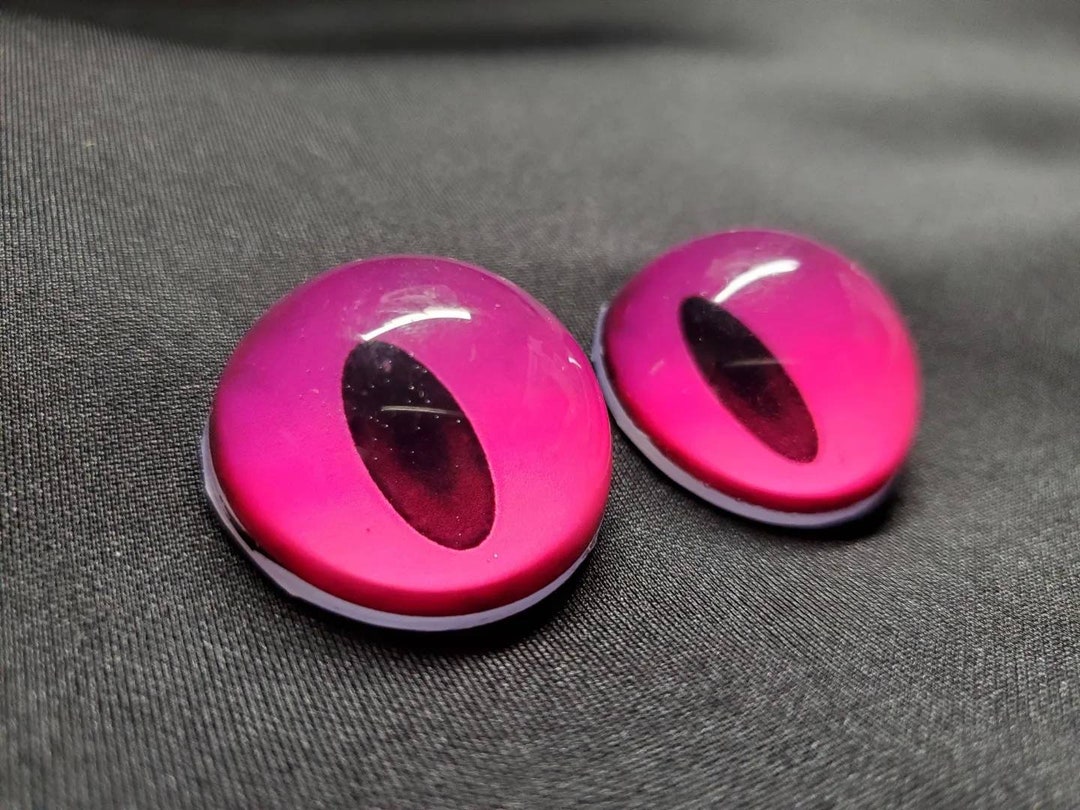 1.25in Realistic Fursuit Eyes Slit Acrylic Plastic Dome Ready to ...