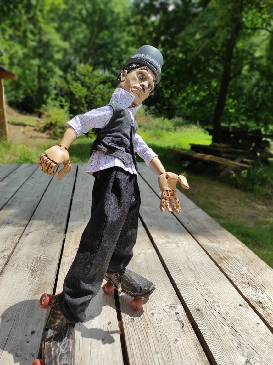 Charlie Chaplin Puppet - Etsy