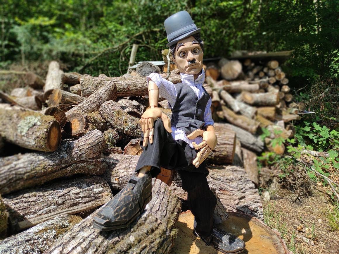Charlie Chaplin Puppet - Etsy
