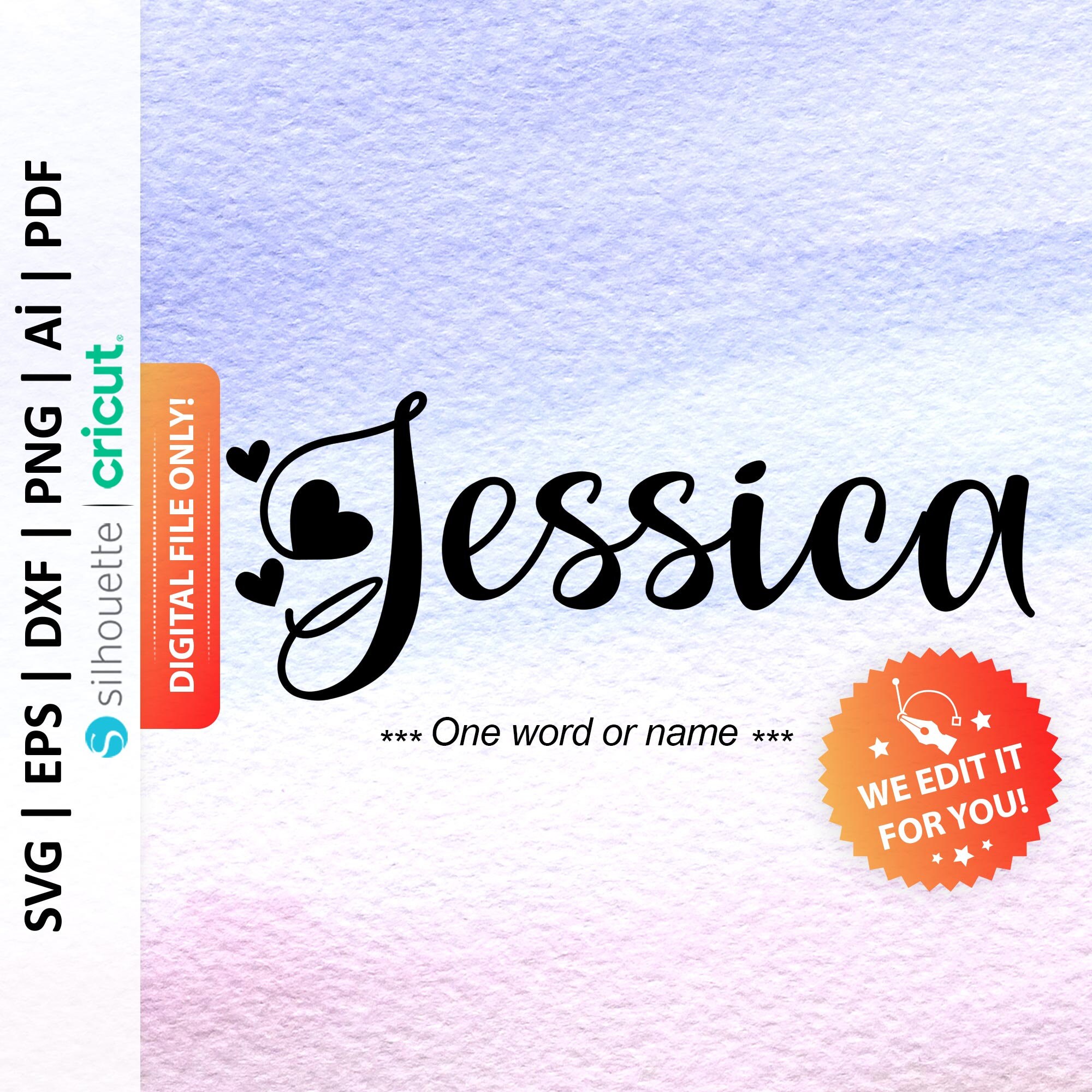 Custom Name Svg Custom Word Svg Custom Name Cut File Custom - Etsy