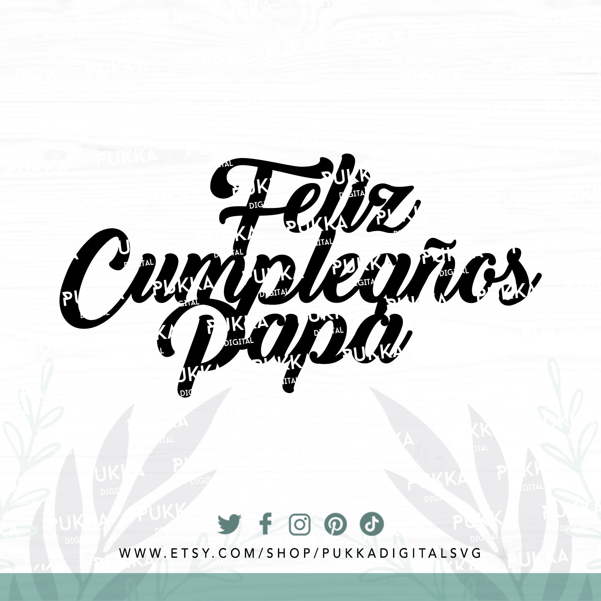 Feliz Cumpleaños Papá Cake Topper Svg Happy Birthday Dad Cake - Etsy ...