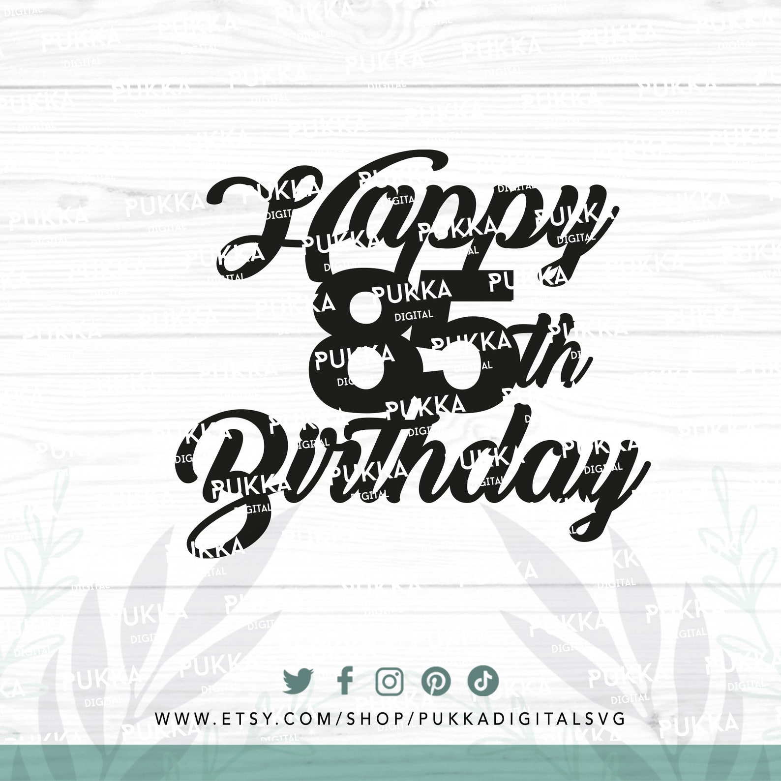 85th Birthday Cake Topper Svg Birthday Cake Topper Svg - Etsy