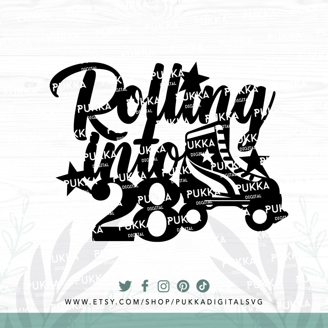 Rolling Into Custom Age Cake Topper Svg Roller Skate Cake - Etsy