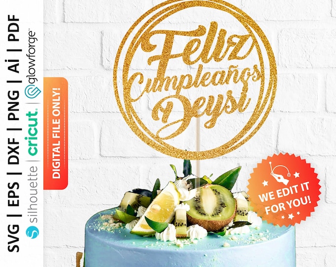 Topper De Pastel tres Elegante Y Versátil Para Fiestas Modernas Y ...