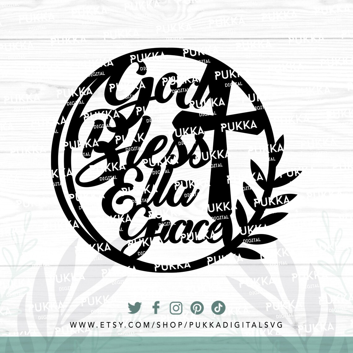 Personalized Confirmation Cake Topper, God Bless Name Cake Topper Svg ...