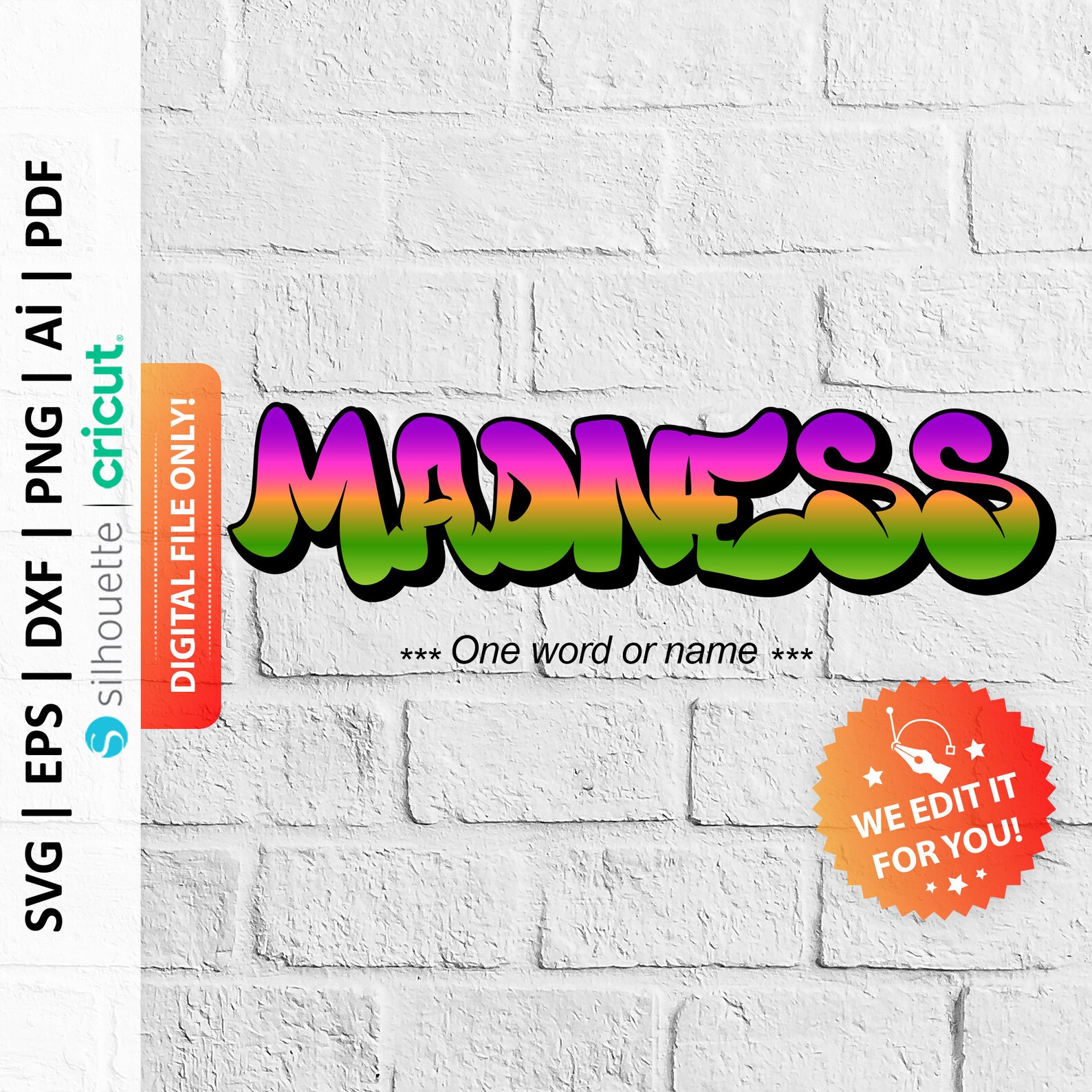 Graffiti Custom Name Svg, Graffiti Handwritten Custom Name Png ...