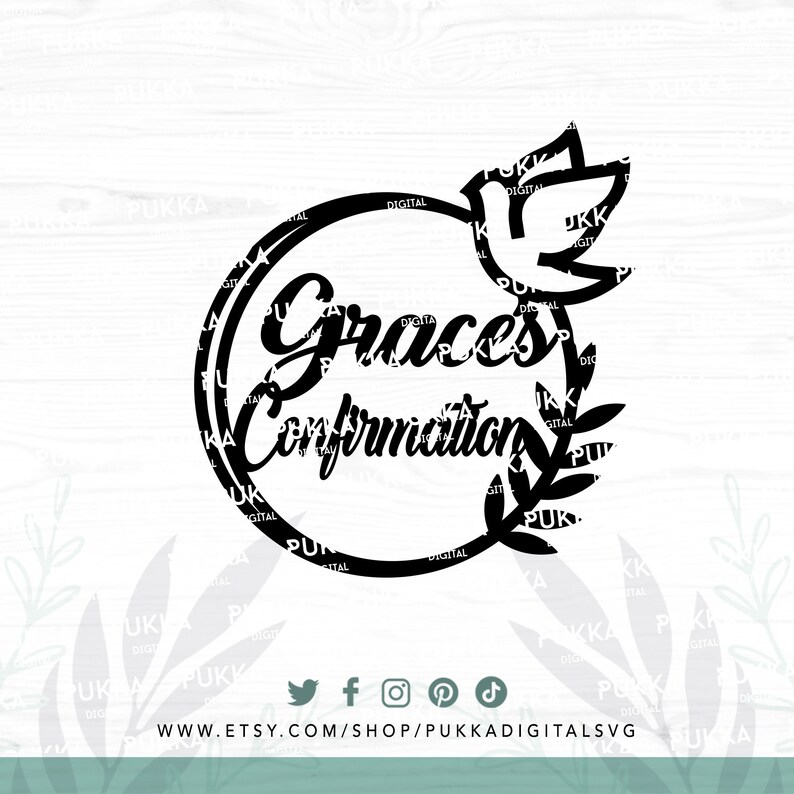 Personalized Confirmation Cake Topper Svg Confirmation - Etsy