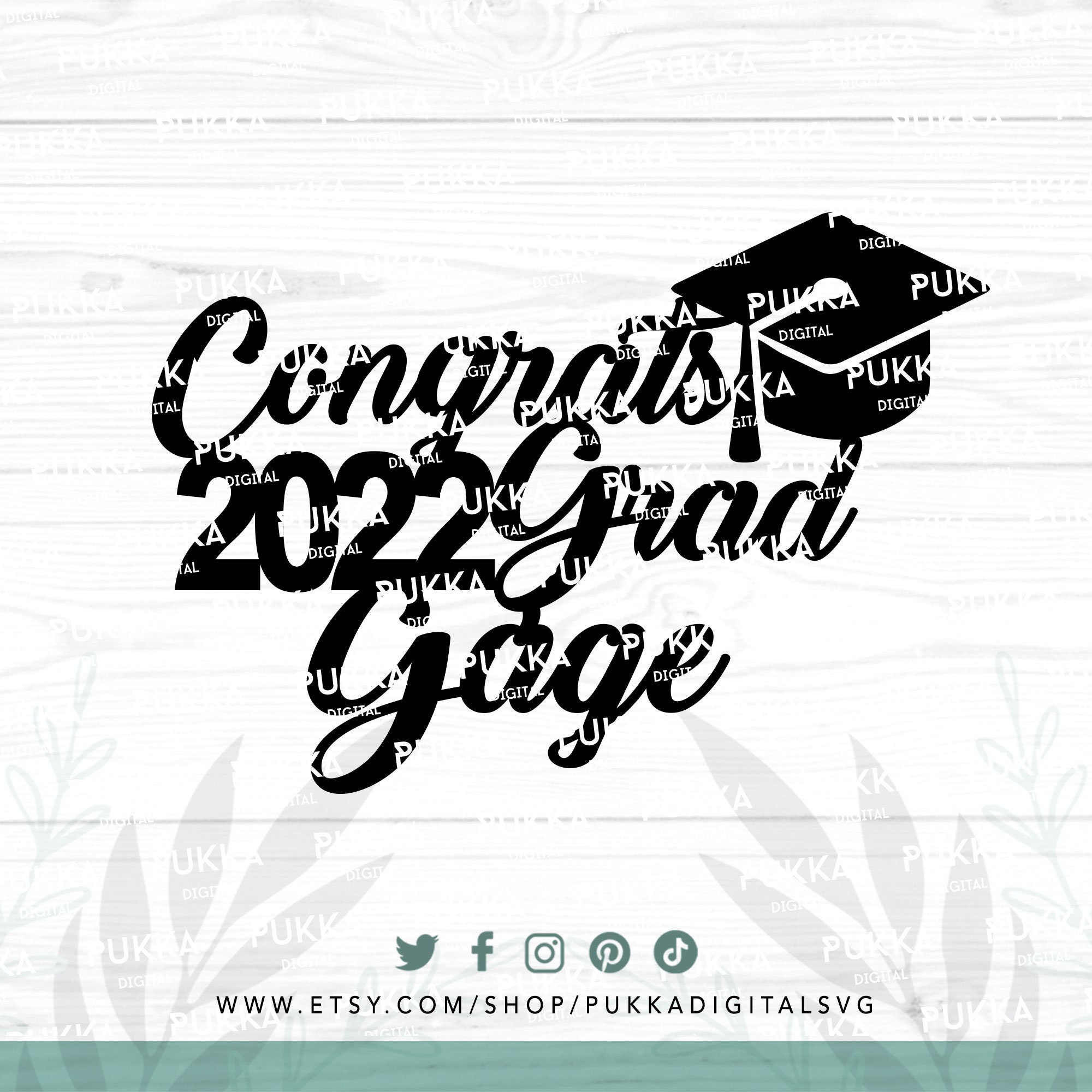 Personalized Graduation Cake Topper Svg Congrats Grad Custom - Etsy