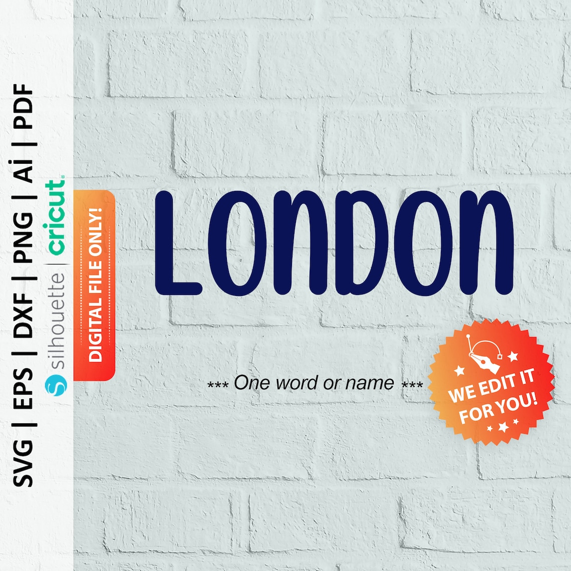 Personalized Custom Name Svg File Custom Name Svg - Etsy