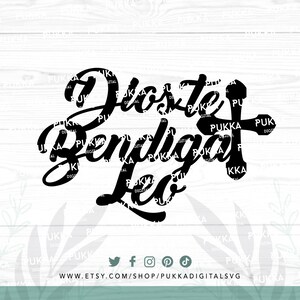 Dios Te Bendiga Personalized Cake Topper Svg, God Bless Spanish Cake ...