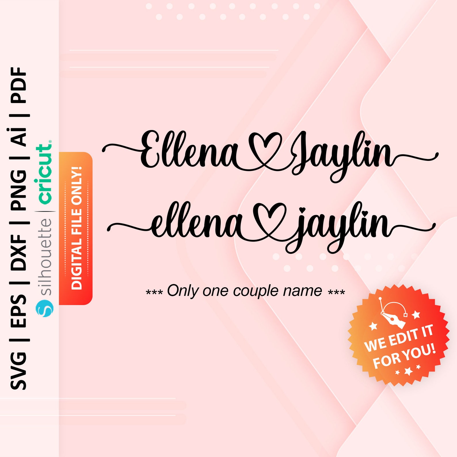 Custom Name Png Custom Name Svg Personalized Text Svg - Etsy