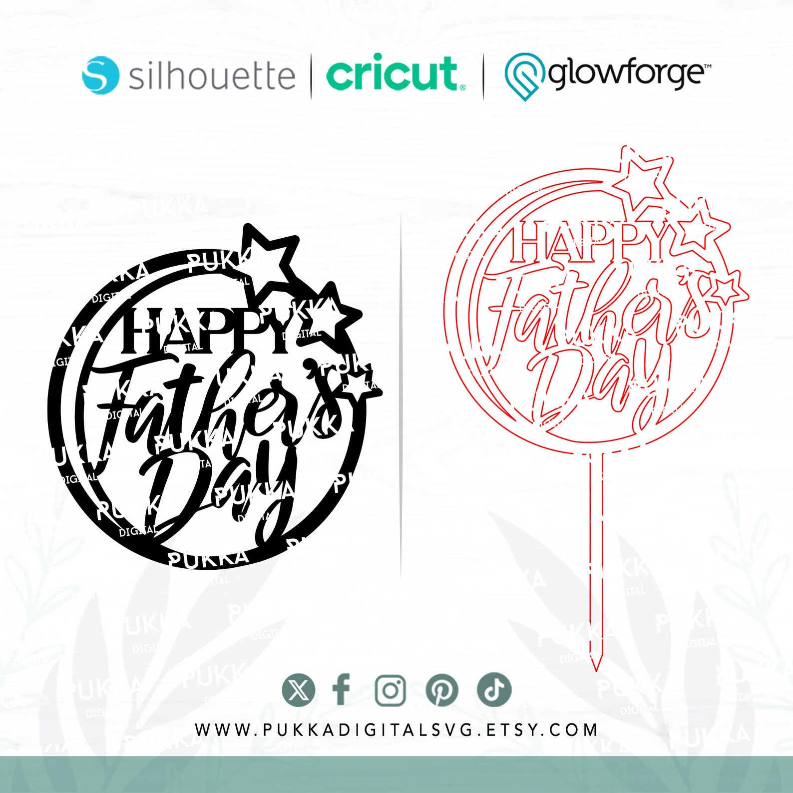 Father's Day Cake Topper Svg, Happy Father Day, Father Day Cake ...