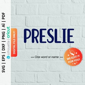 Personalized Custom Name Svg File, Custom Name Svg, Personalized Name ...