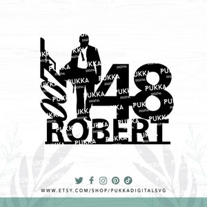 Custom 007 Cake Topper Svg, Personalized Name and Age Happy Birthday ...