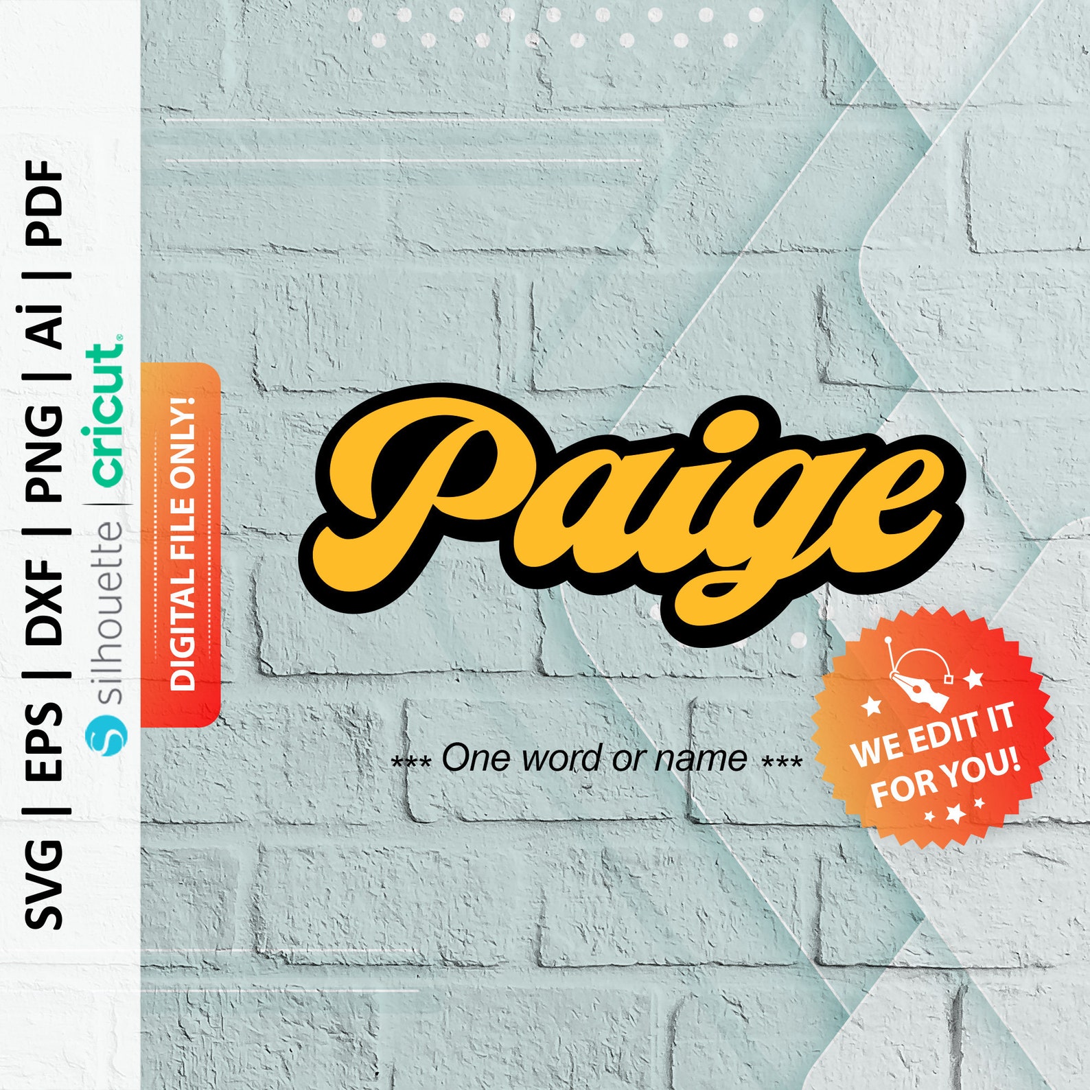 Custom Name Svg Custom Name Png Personalized Name Svg First - Etsy