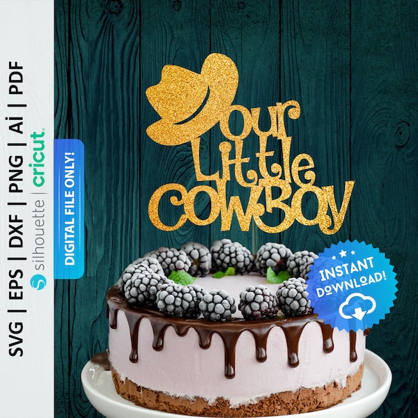 Cake topper vaquero - Etsy México