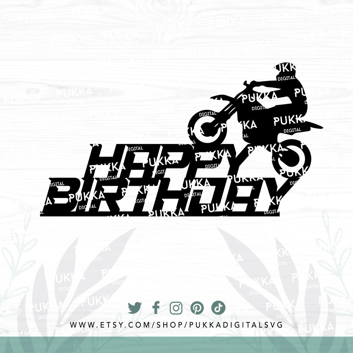 Motocross Cake Topper Svg, Motocross Happy Birthday Cake Topper ...