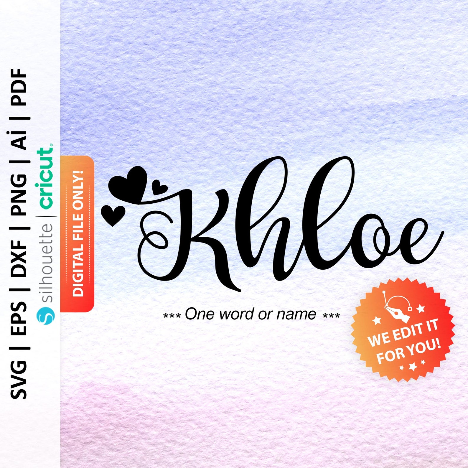 Custom Name Svg Custom Word Svg Custom Name Cut File Custom - Etsy