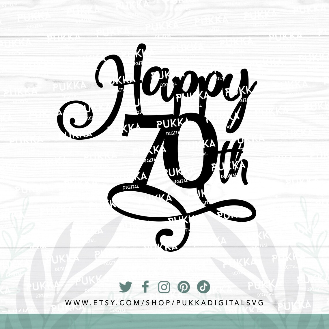 Happy 70th Cake Topper Svg Seventy Cake Topper Svg Cake - Etsy
