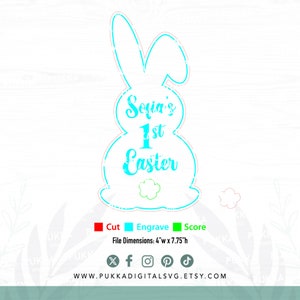 Personalized My First Easter Sign Svg, Baby Photo Prop, Milestone Sign ...