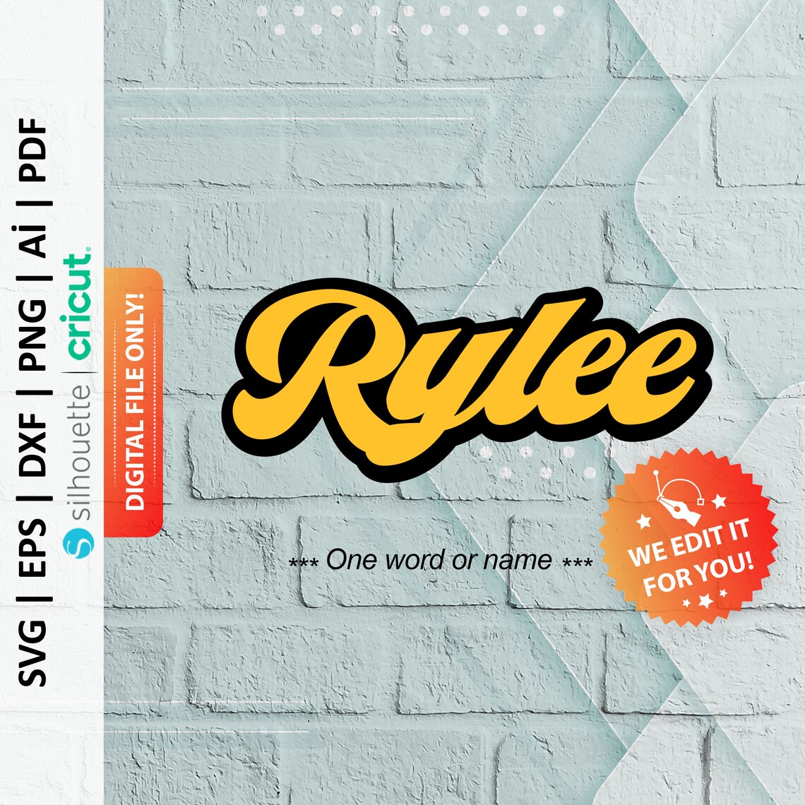 Custom Name Svg Custom Name Png Personalized Name Svg First - Etsy