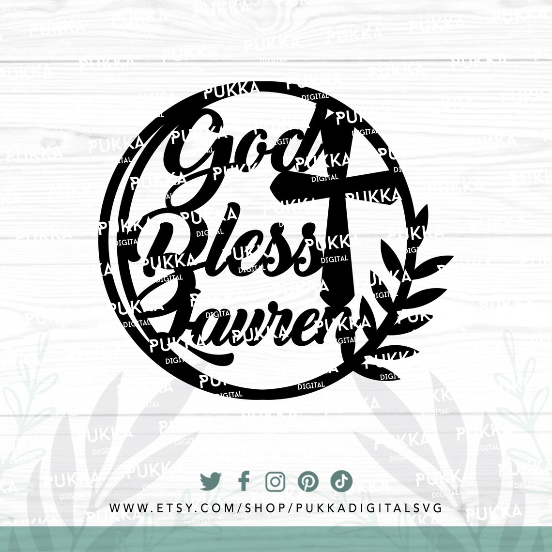 Personalized Confirmation Cake Topper, God Bless Name Cake Topper Svg ...