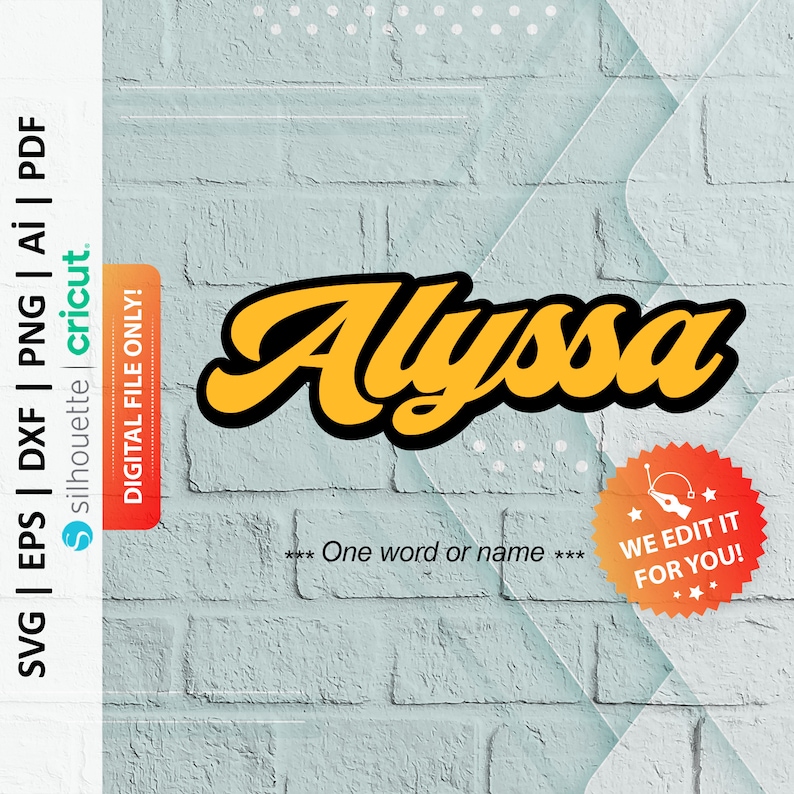 Custom Name Svg Custom Name Png Personalized Name Svg First - Etsy