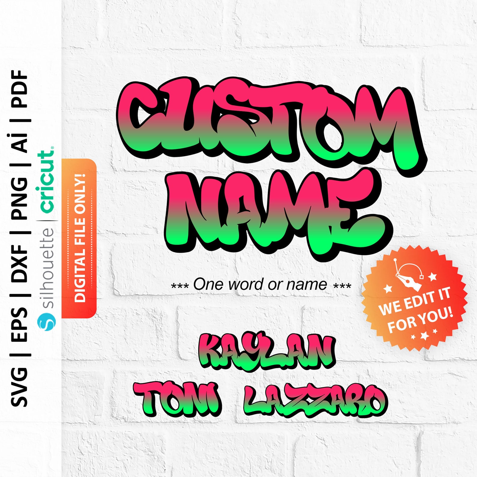 Custom Graffiti Name Png Graffiti Letters Graffiti Custom - Etsy
