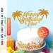 Personalized Palm Tree Cake Topper Svg, Happy Birthday Cake Topper Svg ...