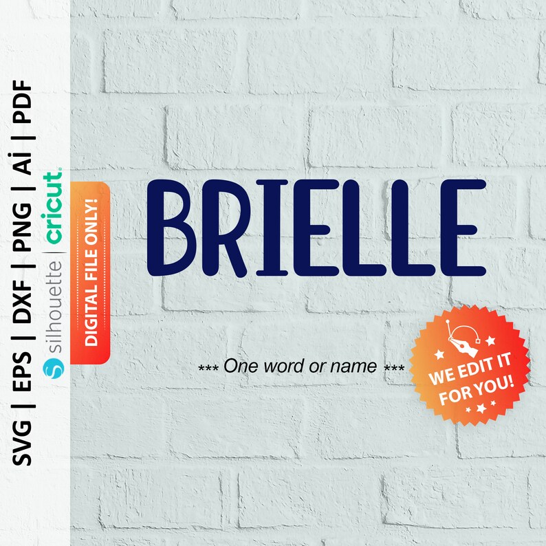 Personalized Custom Name Svg File Custom Name Svg - Etsy