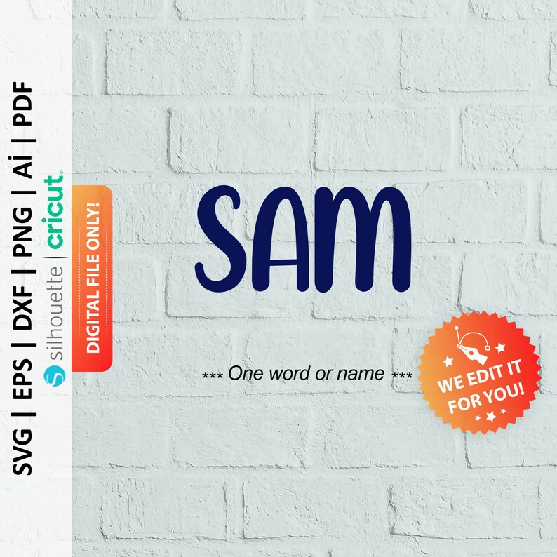 Personalized Custom Name Svg File Custom Name Svg - Etsy