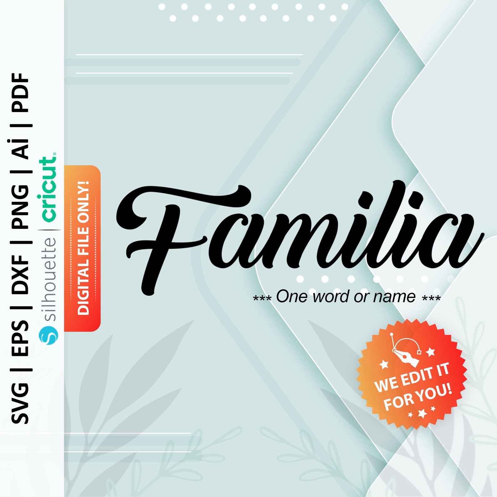 Custom Name Svg Custom Name Calligraphy Custom Name Cut - Etsy