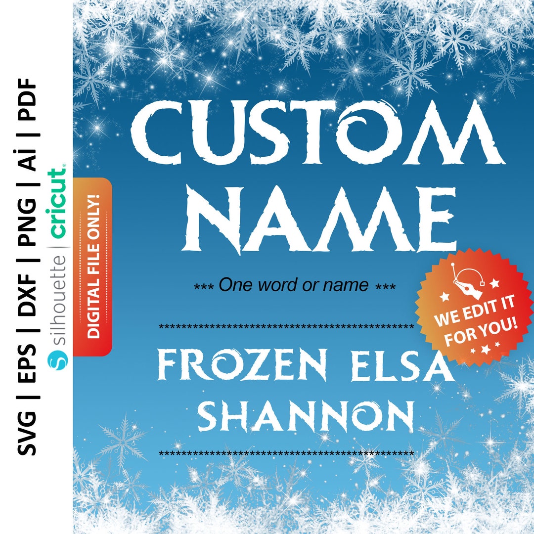 Custom Name Svg File, Custom Name Svg, Custom Name Calligraphy, Custom ...