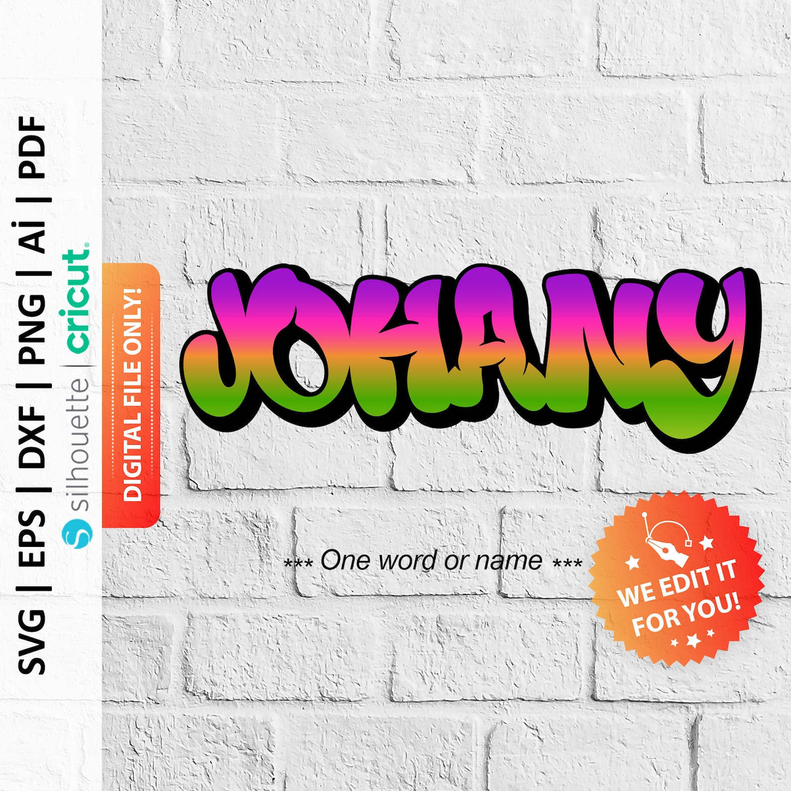 Graffiti Custom Name Svg, Graffiti Handwritten Custom Name Png ...