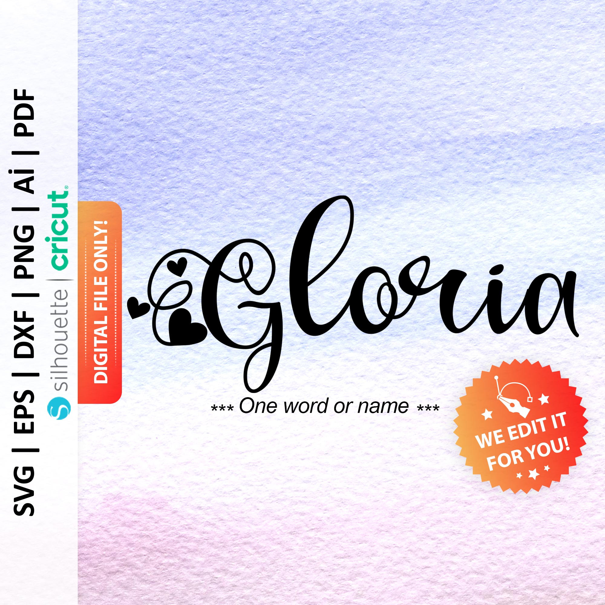 Custom Name Svg Custom Word Svg Custom Name Cut File Custom - Etsy