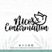 Personalized Confirmation Cake Topper Svg Confirmation - Etsy
