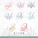 Monogram Alphabet Letters Svg File Alphabet Svg Alphabet - Etsy