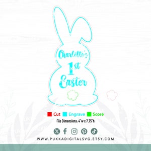 Personalized My First Easter Sign Svg, Baby Photo Prop, Milestone Sign ...