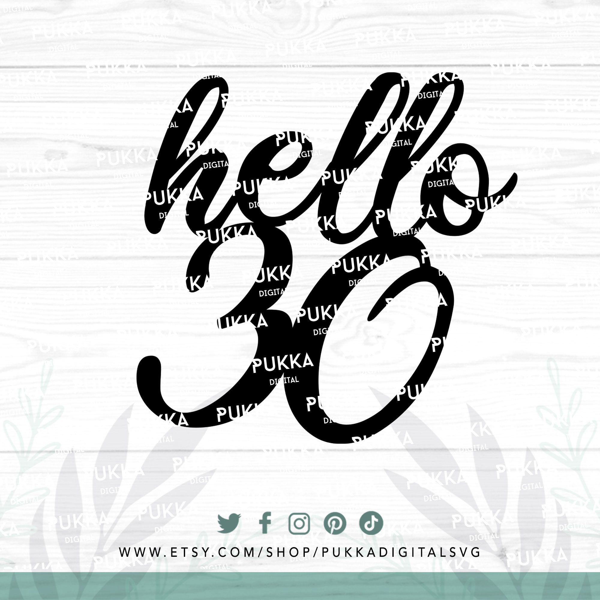 Cake Topper Svg Hello 30 Cake Topper Svg Birthday Cake 41 Off